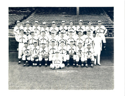 1941 ST. LOUIS BROWNS 8X10 TEAM PHOTO BASEBALL MLB HOF MISSOURI | eBay