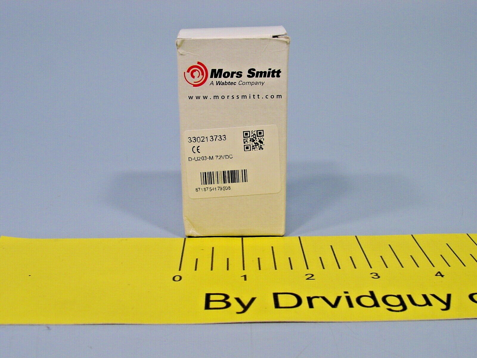 Mors Smitt D-U203-M Plug-in Railway Relay w/ 4 Change-Over Contacts ...