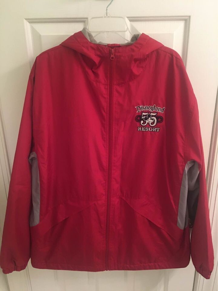 Disneyland Resort Mickey Mouse 1955 Red Hooded Jacket… - Gem