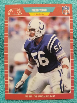 1989 PRO SET FREDD YOUNG #165 INDIANAPOLIS COLTS | eBay