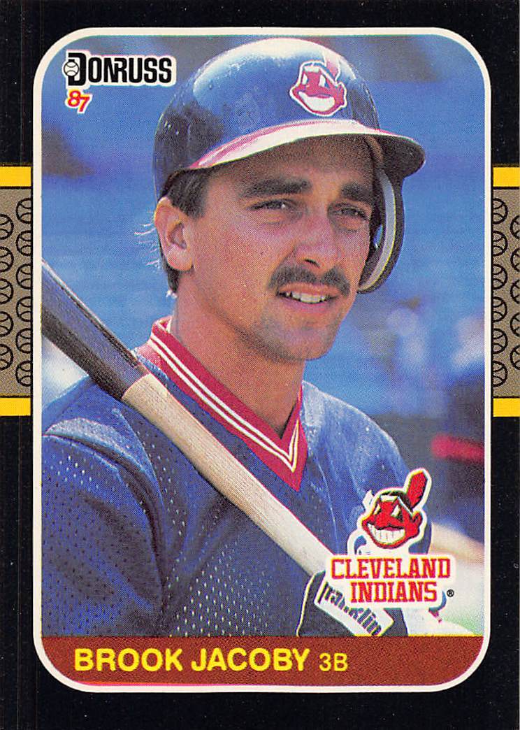 Brook Jacoby 1987 Donruss 104 Cleveland Indians Baseball Card | eBay