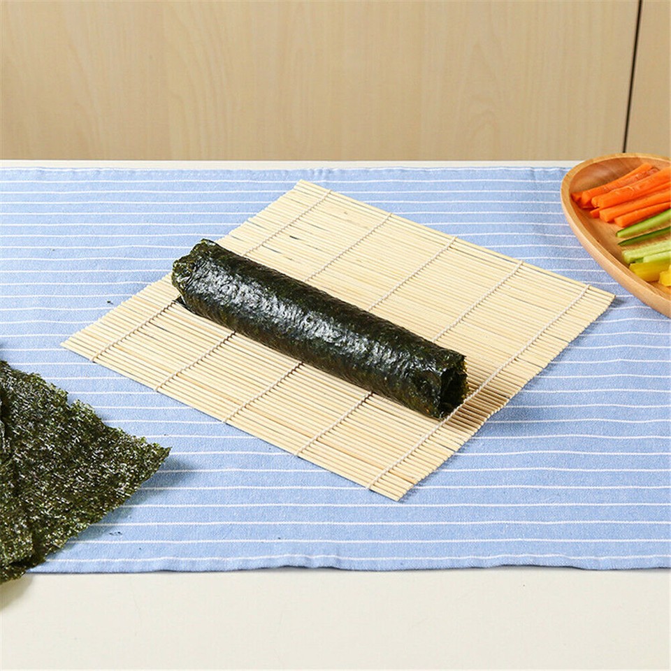 Sushi Making Kit Bamboo Roller Rice Mat Rolling Gift Beginners Sushi ...