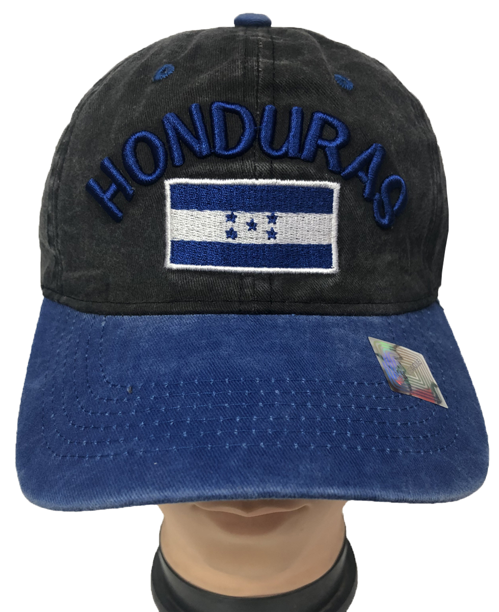 HONDURAS FLAG Cotton Denim Cap Washed Adjustable Baseball Hats LOT Free ...