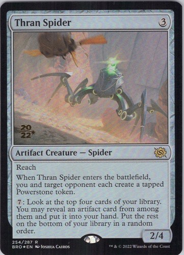 Thran Spider FOIL NM #254 Prerelease Cards MTG | eBay