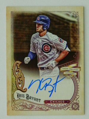 2017 Topps Gypsy Queen Kris Bryant On Card Auto Cubs | eBay