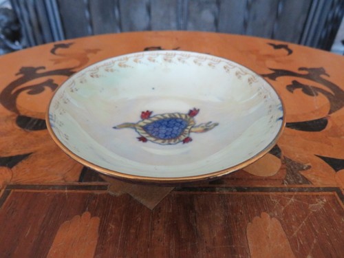 Wedgwood Fairyland Pearl Blue Lustre Ware Turtle Shallow Bowl Dish ...