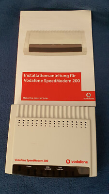 Vodafone DSL Speed Modem 200 ADSL2+ ADSL Splitter Vodafone Telekom ...