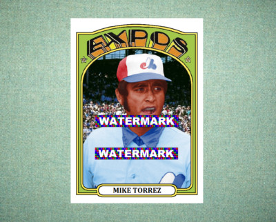 Mike Torrez Montreal Expos 1972 Style Custom Baseball Art Card | eBay