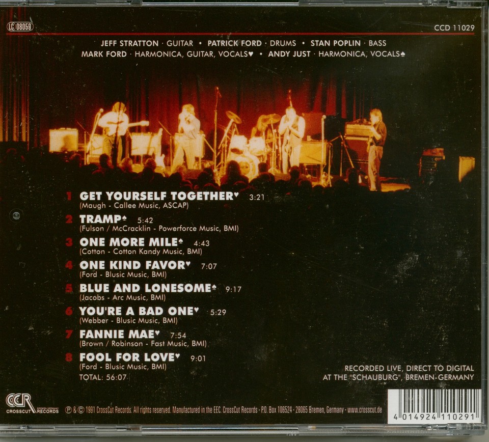 FORD BLUES BAND - Live - Here We Go! (CD) - White Blues U.S.A ...