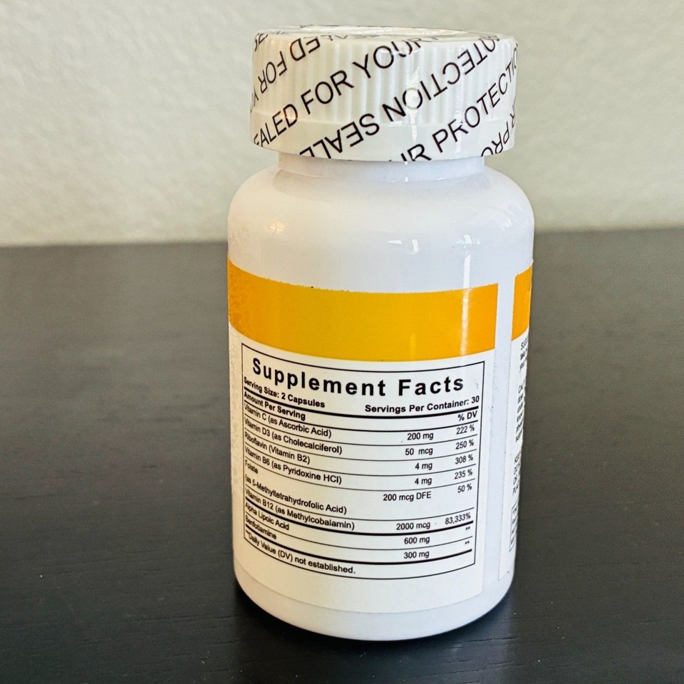 CalmPROtive Nerve Calming Formula 60 Capsules Marshmallow Root ...