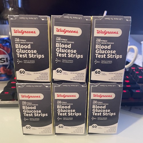 Walgreens True Metrix Glucose Test Strips 60ct Exp 10/2026 Sealed ...