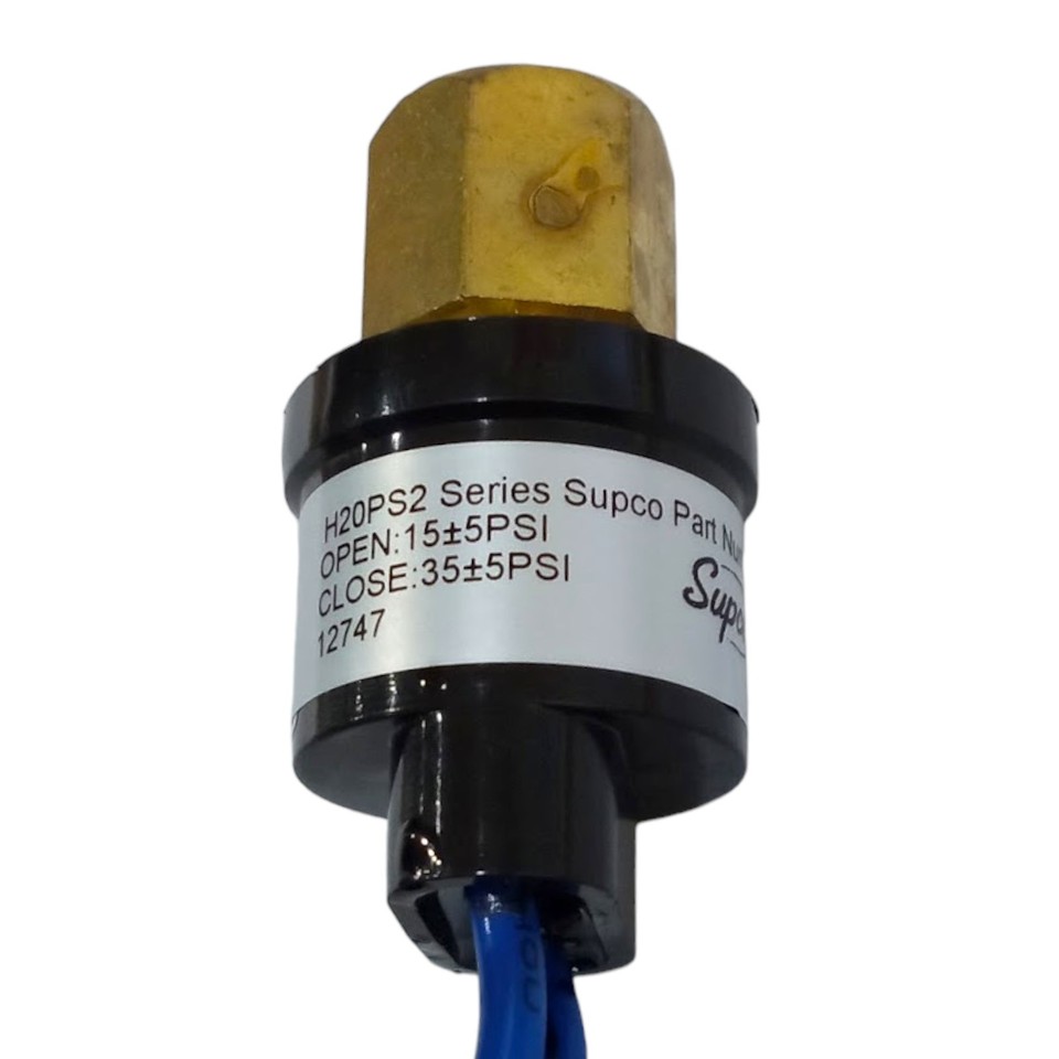 Supco SLP1535 Low Pressure Switch Open: 15 PSI Close: 35 PSI HVAC ...