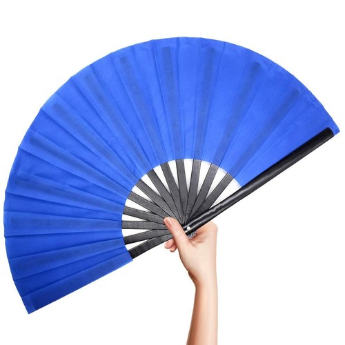 Bamboo Kitana Fan - Large Rave Clack Folding Hand Fans for Men/Women ...