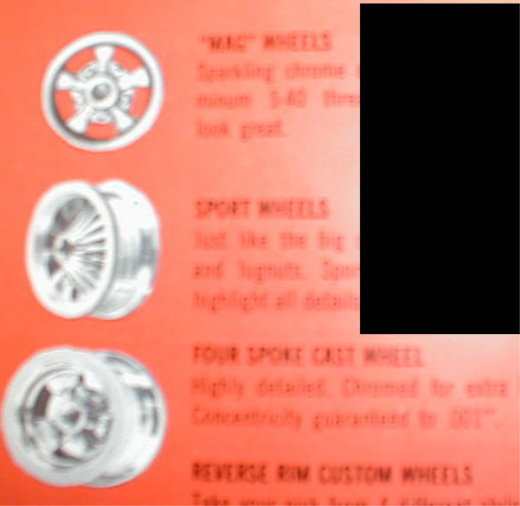 Dynamic Turbine Sport Chrome Slot Car Wheels 1/32 NOS 1 Pair 5:40 ...