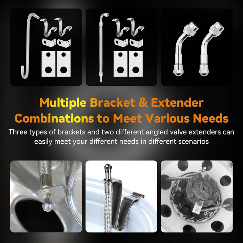 Dually Valve Stem Extenders Adaptor Dual Wheels Tire Valve Stem ...