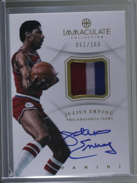 2012-13 Panini Immaculate Collection - Autograph Patch #AP-JE Julius ...