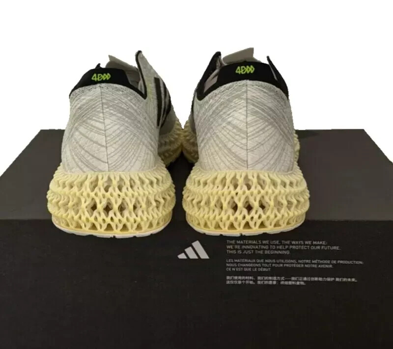 adidas Performance 4D Strung Off White Sneakers Running Trainers Shoes ...