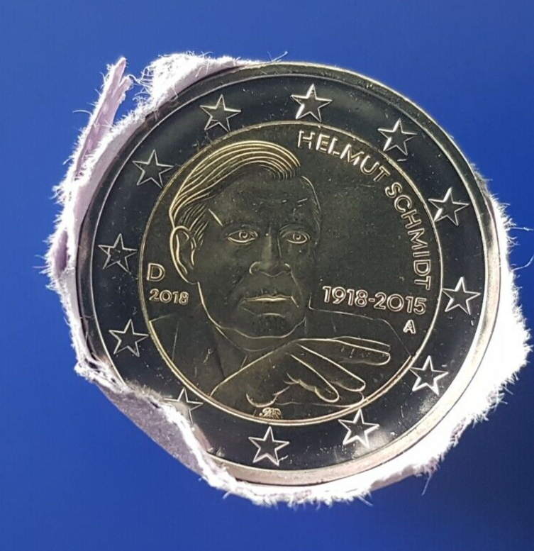 2 Euro 2018 Deutschland *Helmut Schmidt* (A) unz | eBay.de