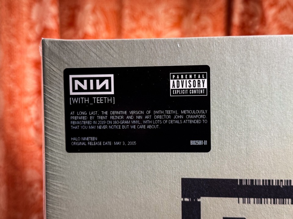 SEALED Nine Inch Nails With Teeth 180G vinyl NIN spiral fragile pretty ...