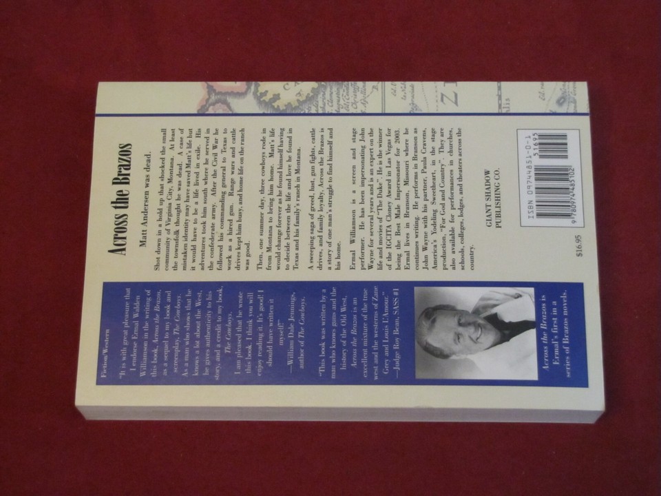 Across the Brazos by Ermal Williamson (2004, Trade Paperback) LN+ ...