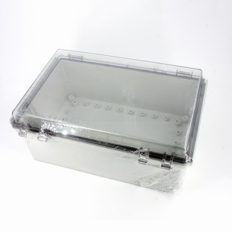 IP67 Waterproof Junction Box Clear Cover Hinged Lid Enclosure ...