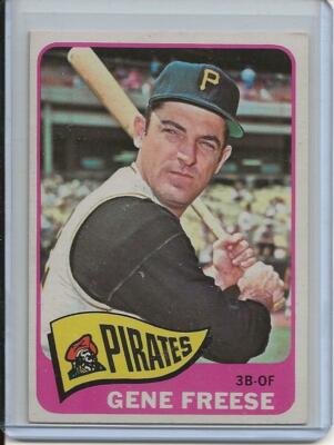 1964 Topps Baseball Card Gene Freese Pittsburgh Pirates Near Mint # Hi ...