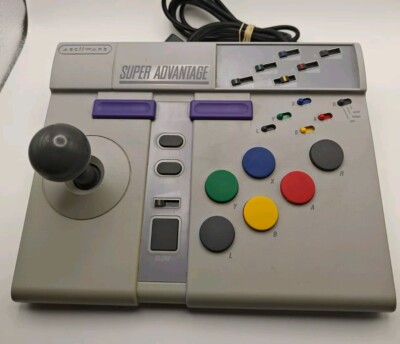 Super Nintendo SNES Asciiware Super Advantage Arcade Controller (Model ...
