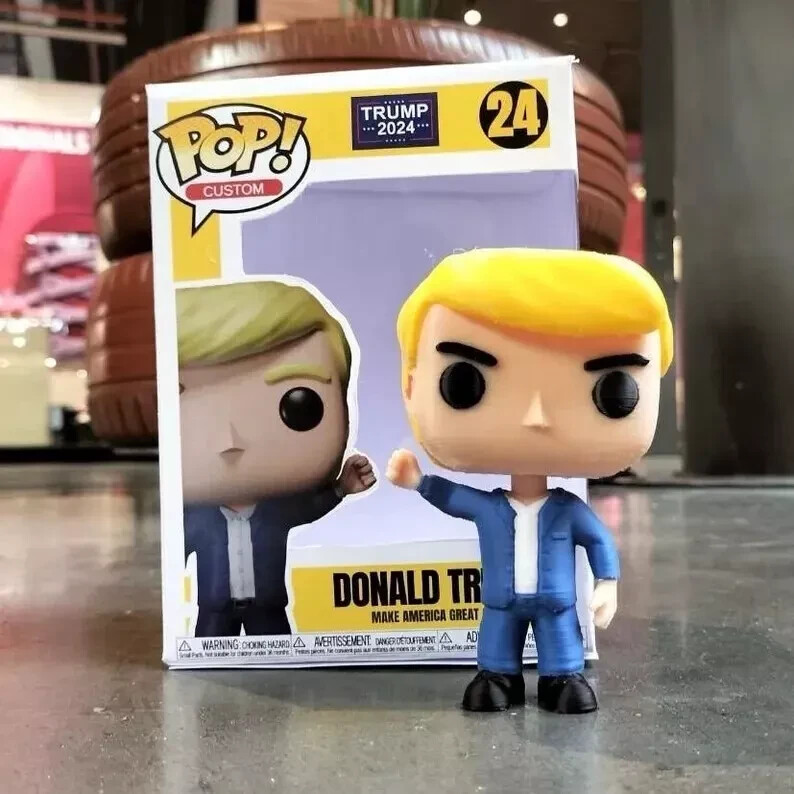 2024 "3D" FUNKO DONALD TRUMP WITH GUNSHOT EAR! | eBay