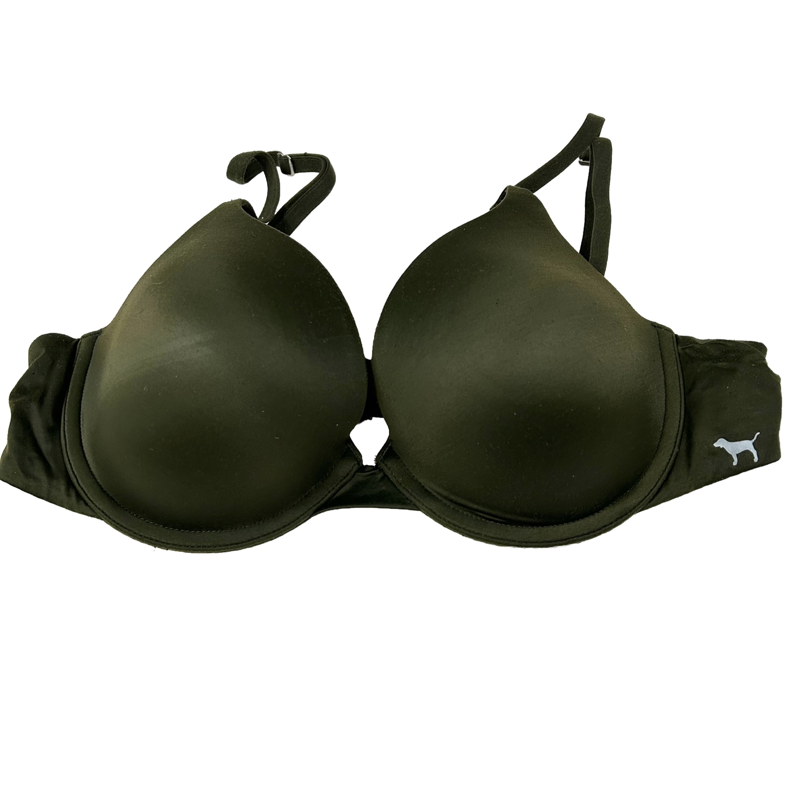 PINK Victorias Secret 36B Campus Lightly Lined Bra Solid Green ...