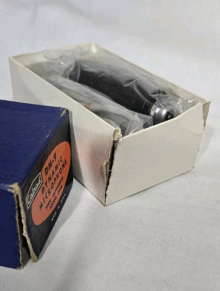CALRAD DM-9 DYNAMIC MICROPHONE New Calrad Bullet 1960s | eBay