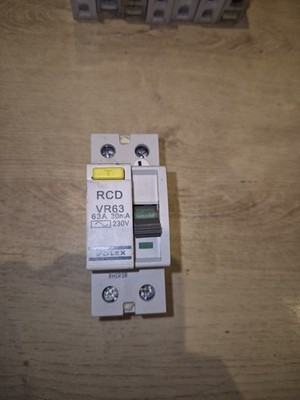 Volex VR63 BS61008 63amp 30mA RCD Residual Current Device | eBay UK