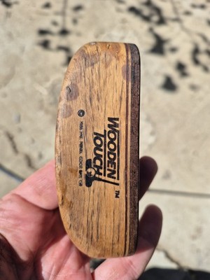 Vintage Wooden Touch™ Putter – Solid Wood Mallet Head – 34" RH – Free ...