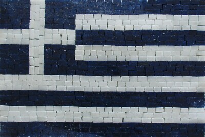 Marble Mosaic Souvenir Decor, Flags, Greece | eBay