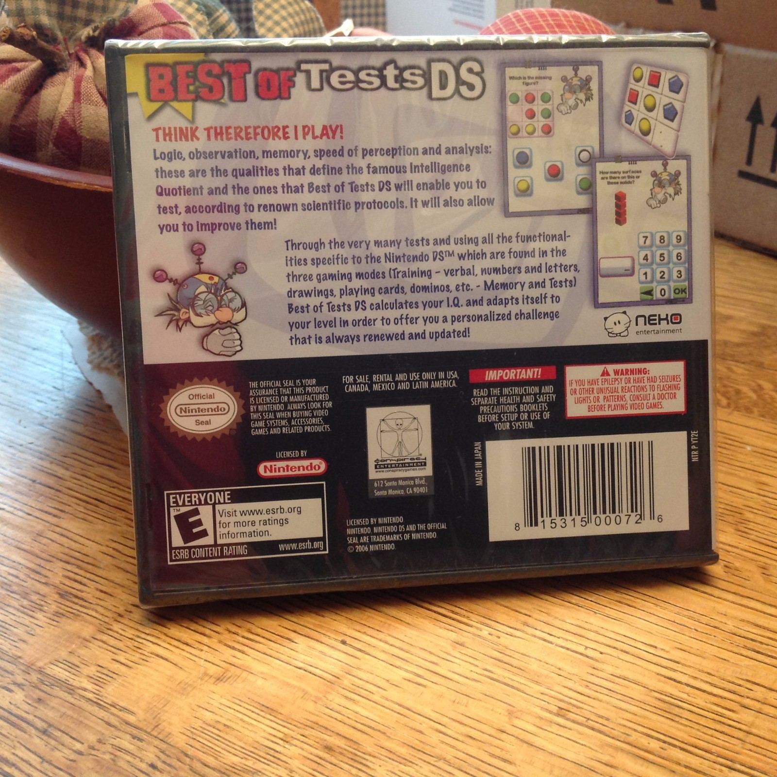 Best Of Tests DS - Nintendo DS Game Sealed 815315000726| eBay