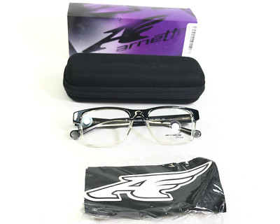 Arnette Small Eyeglasses Frames Cross Fade 7087 1019 Clear Black 49-18 ...