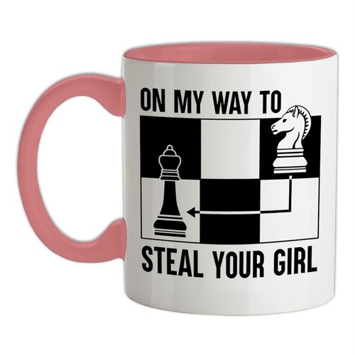 On My Possibility Steel Your Girl - Ceramic Mug - Chess Player King ...