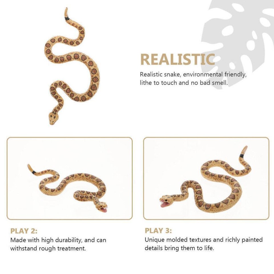 Fake Snake For Garden Big Rubber Rattlesnake Scary Snake Toys9 P4X9 ...
