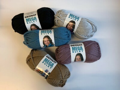 Size 7 Mega Bulky Yarn - 100% Acrylic Jumbo Yarn - 64 Yards (58 Meters ...
