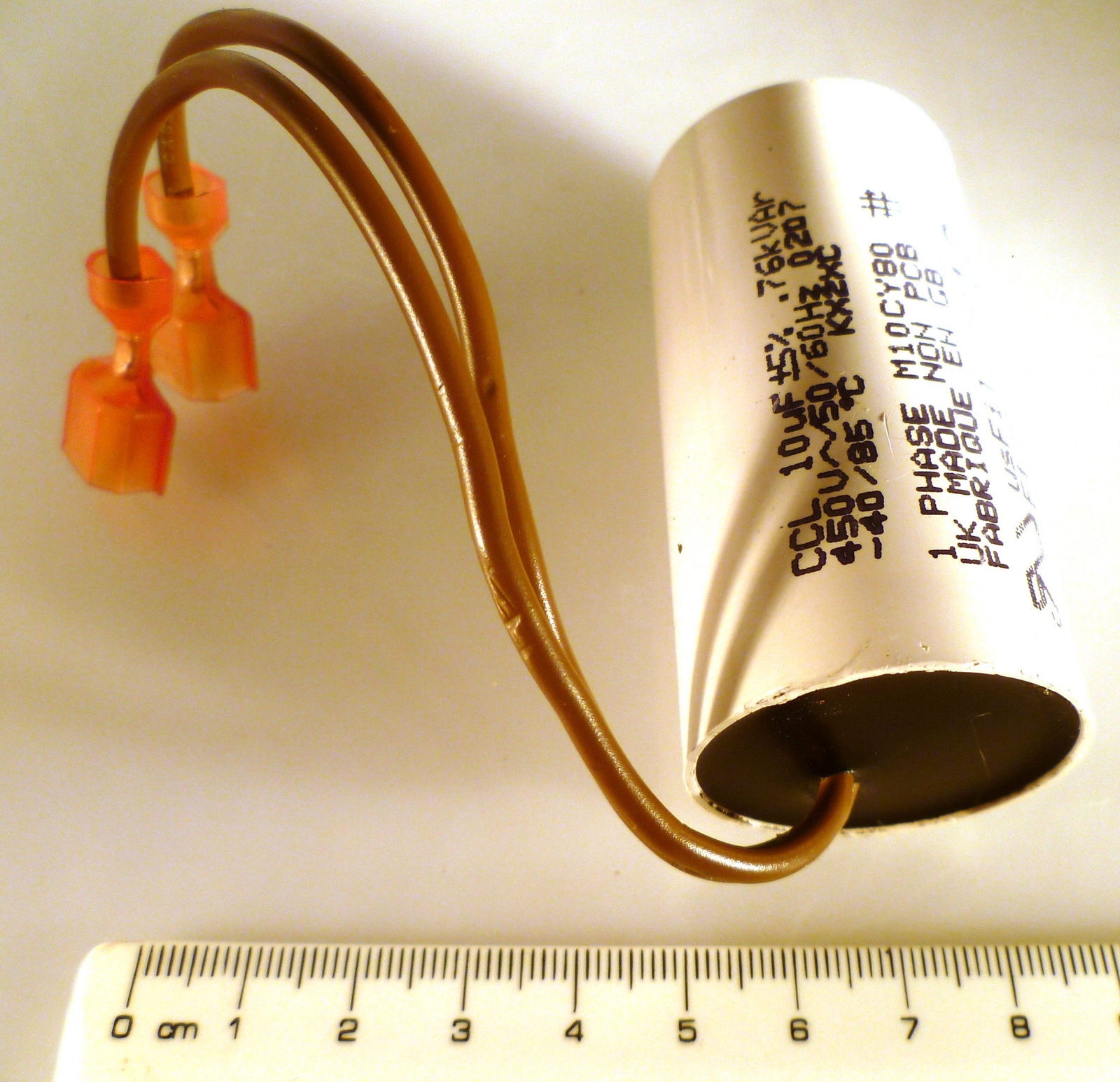 CCL Motor Start Capacitor 10uf 5% 450VAC MBM3-02 | eBay