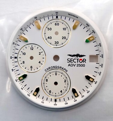 NOS Sector ADV 2500 Chronograph Sphere 5215318049 Dial Watch Vintage | eBay