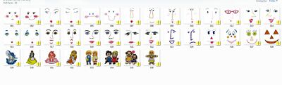 36 Doll Faces Machine Embroidery Designs - CD/USB/Floppy/PES Card - 11 ...