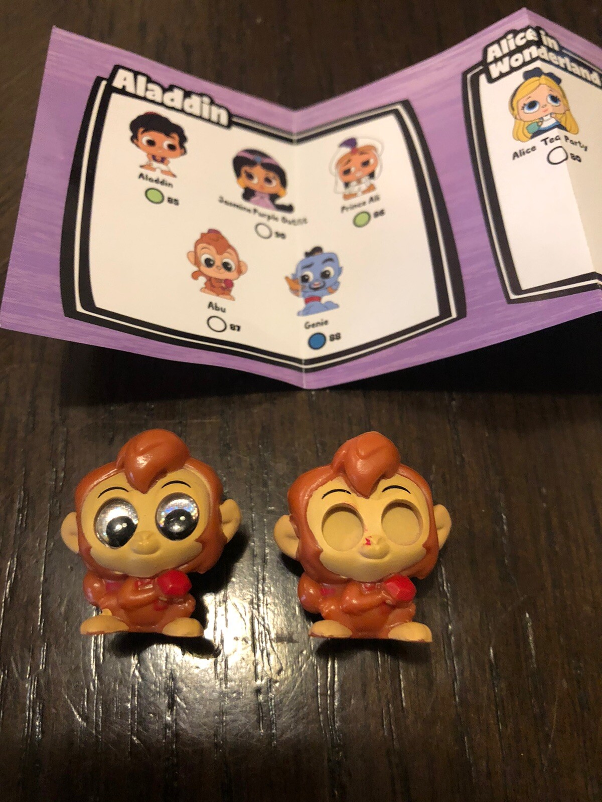 Disney Doorables ABU WITH EYES AND WITH NO EYES ALADDIN | eBay