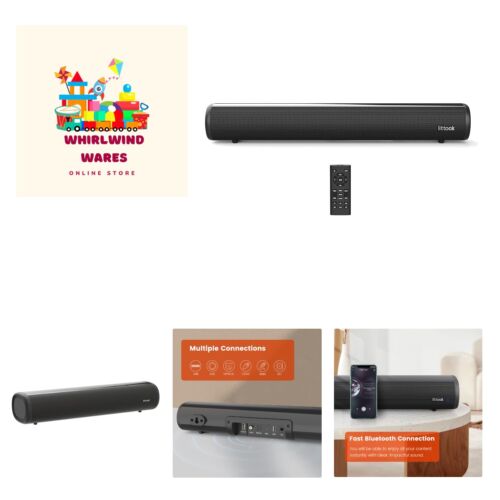 HDMI Sound Bar for TV, Bluetooth Small TV Soundbar Speaker, Optical ...