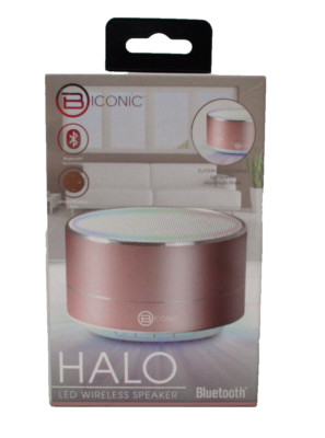 Biconic Halo Sound Bass Boosing Wireless Speaker - Pink | eBay