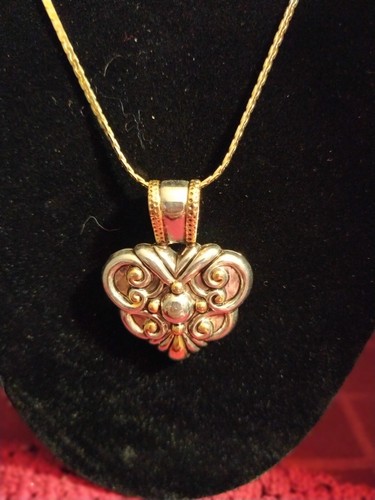 Vintage Best! Silver and Gold Tone Pendant! Nice! | eBay