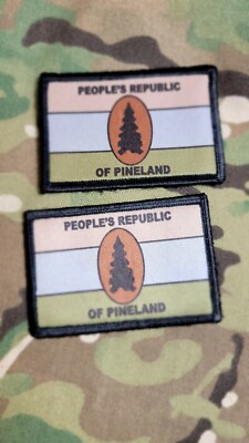 2x Republic of Pineland Subdued Patch Lot Special Forces Robin Sage ...