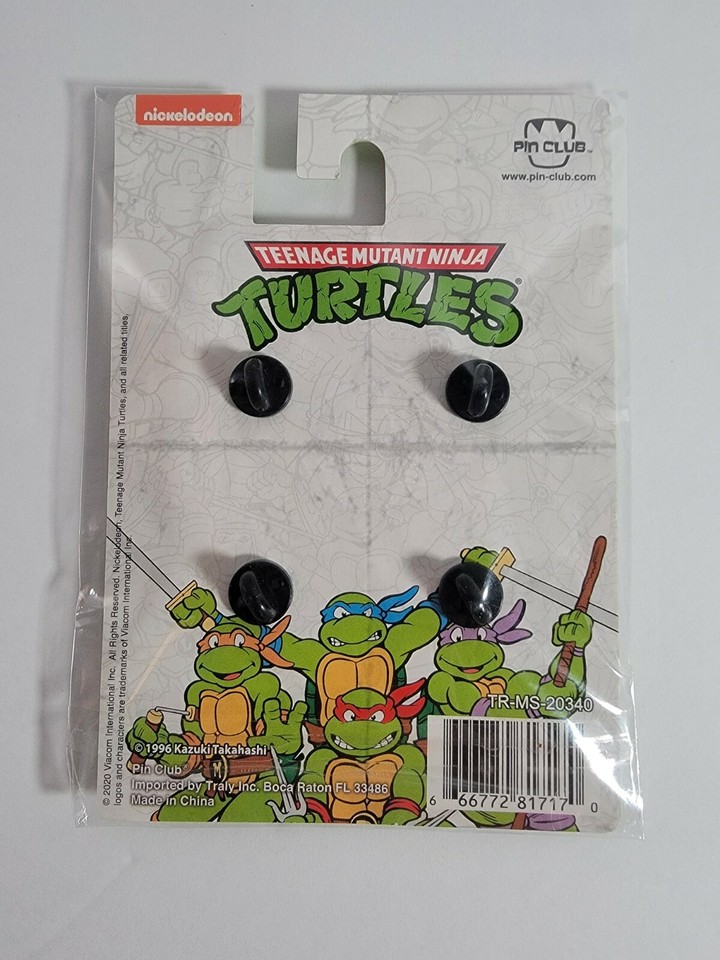 Teenage Mutant Ninja Turtles Pin Club Pin Set Nickelodeon **NEW** | eBay