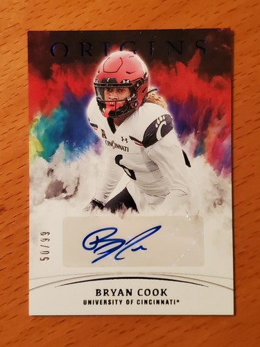 2022 Chronicles Draft Origins Rookie Auto Blue Bryan Cook Cincinnati ...