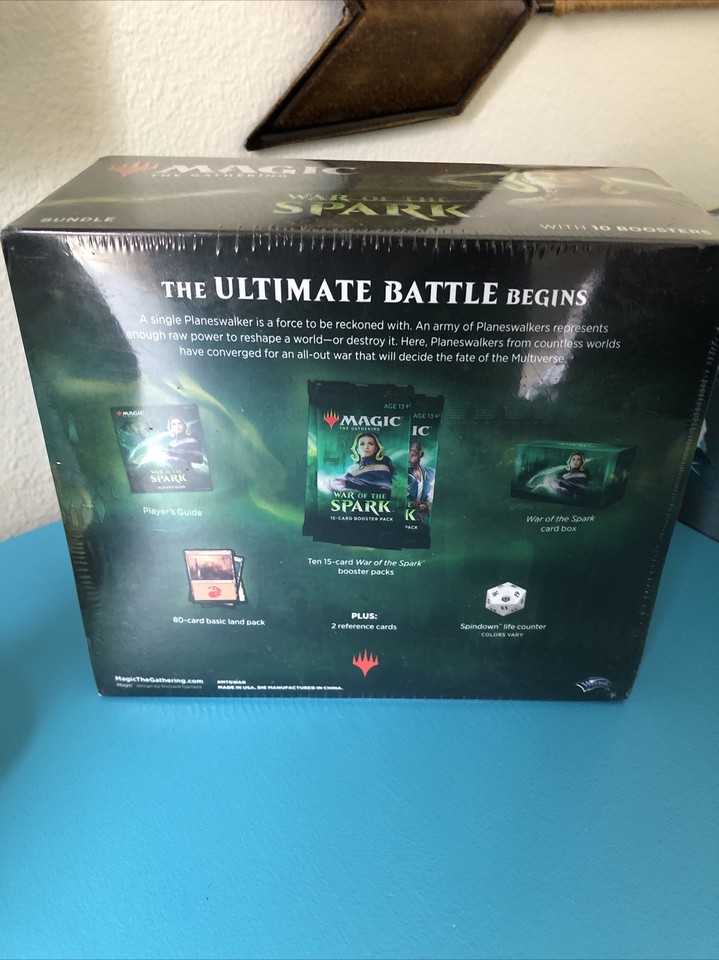 Magic: The Gathering War of The Spark Bundle 10 Booster Packs MTG ...