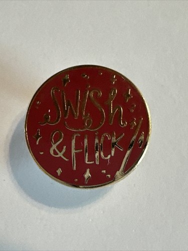 Harry Potter Pin Red Round Swish & Flick Spell | eBay